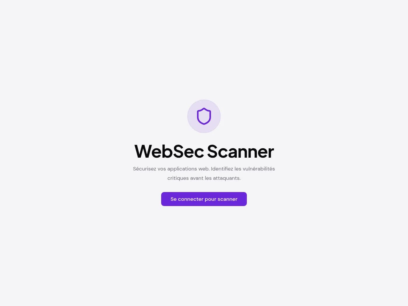 WebSec Vulnerability Scanner