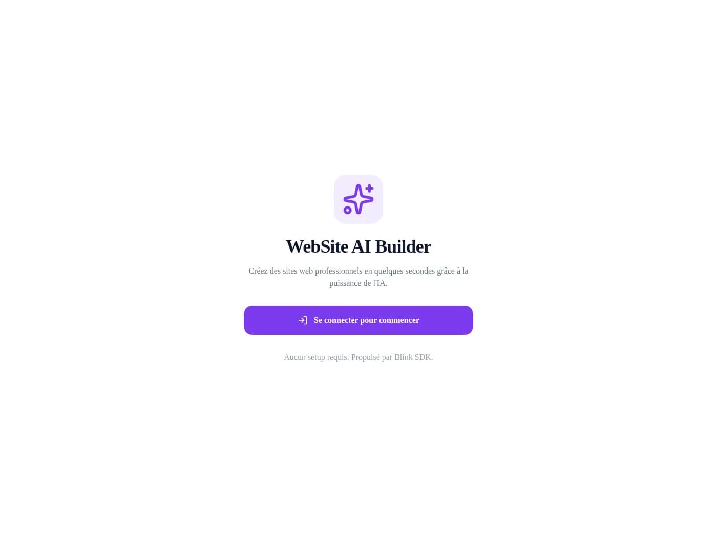WebSite AI Builder