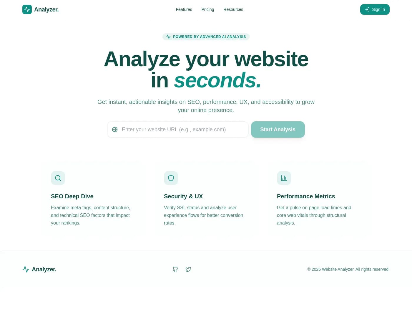 Website Analyzer