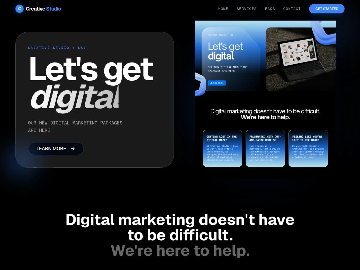 Full Page Website Clone