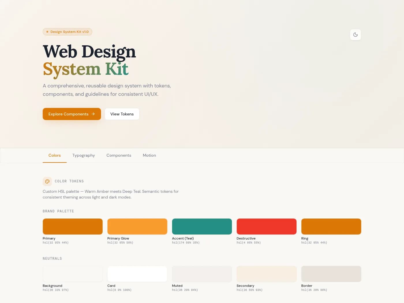 Web Design System Kit