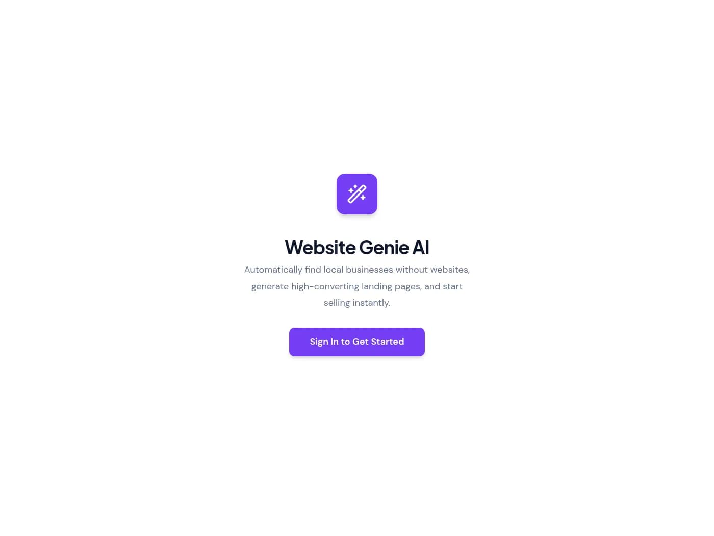 Website Genie AI