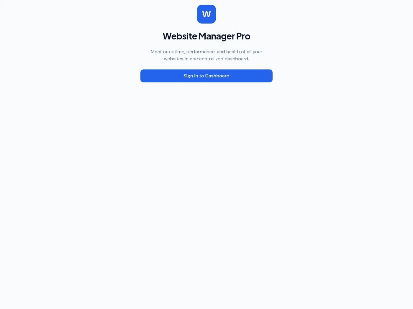 Website Manager Pro