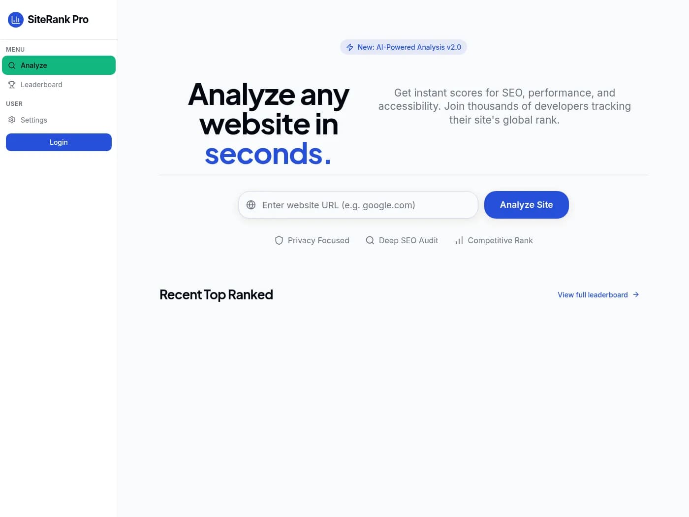 SiteRank Pro