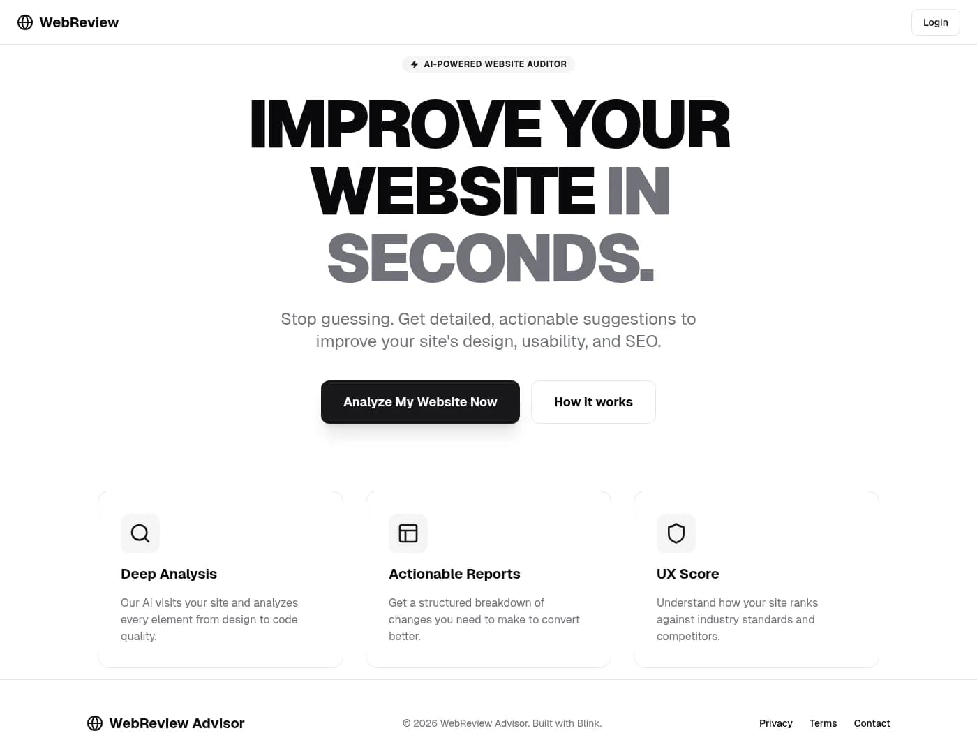 Web Review Advisor