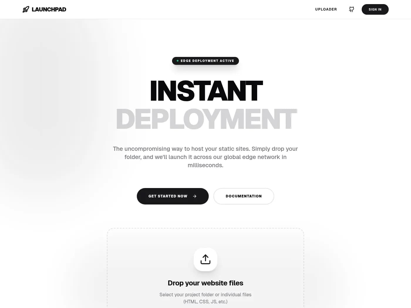 Instant Website Uploader