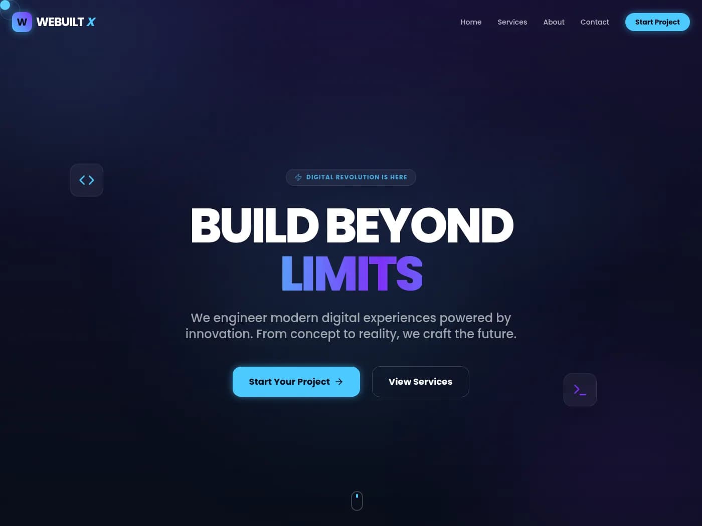 WEBUILT X Website