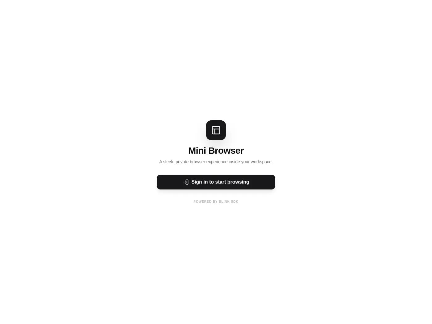 Webview Browser App