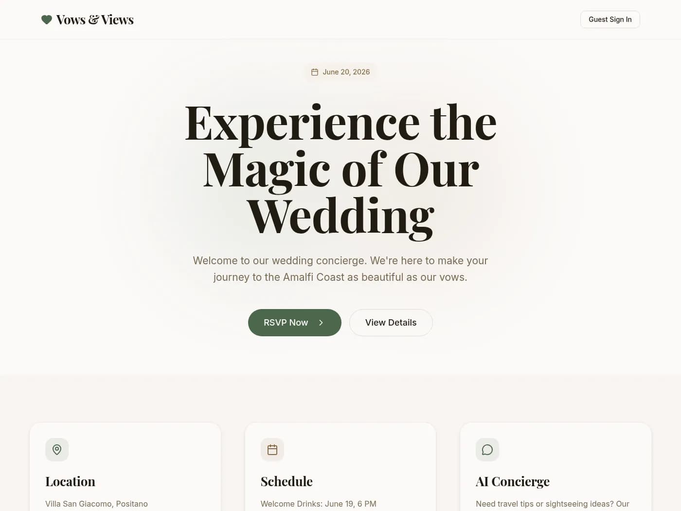 Wedding Concierge AI