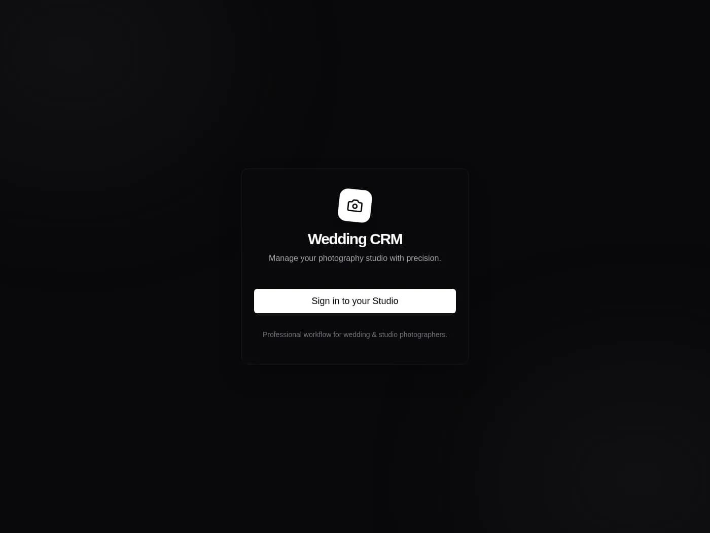 Wedding Photo CRM Suite