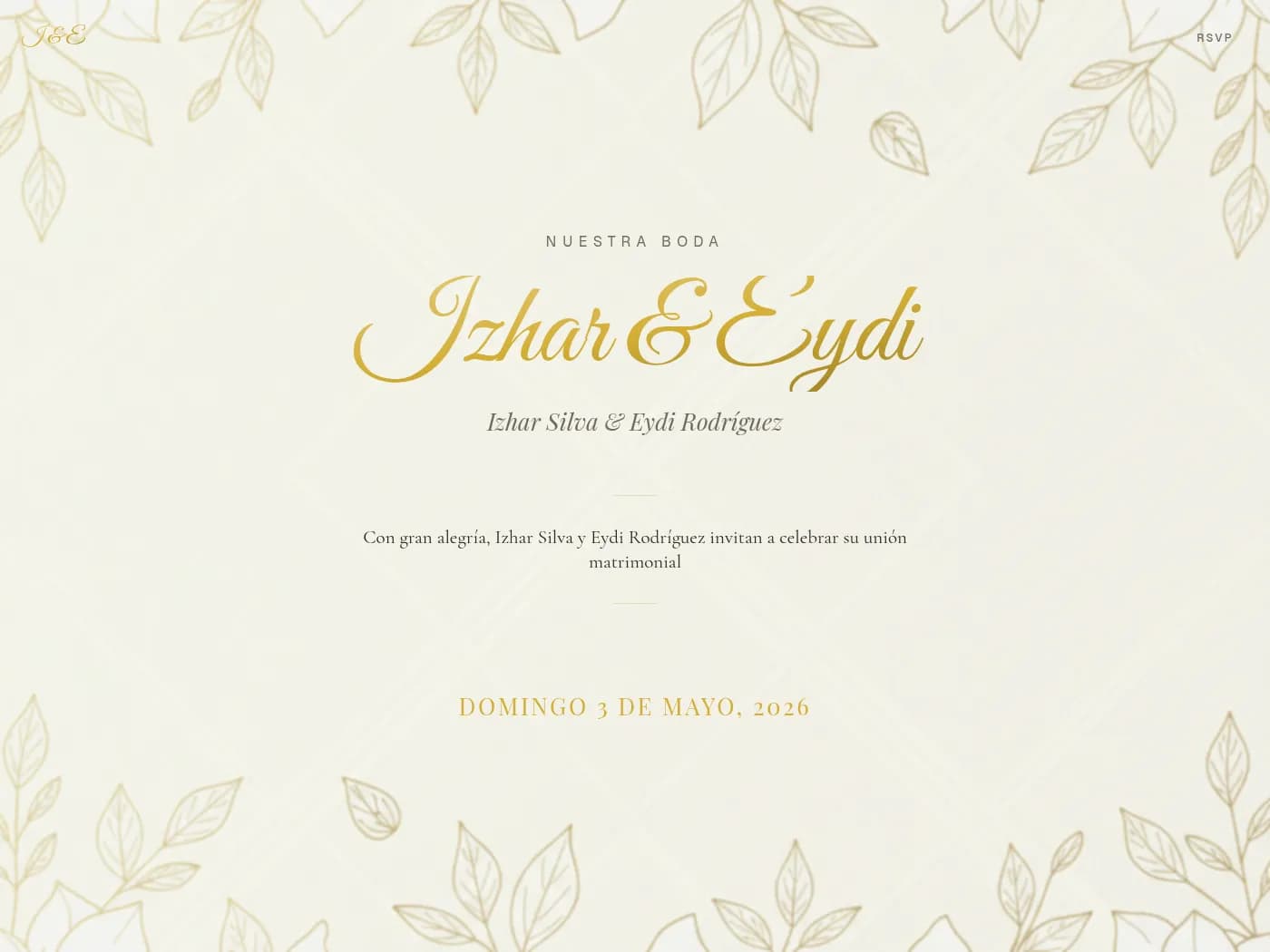 Romantic Wedding Invite