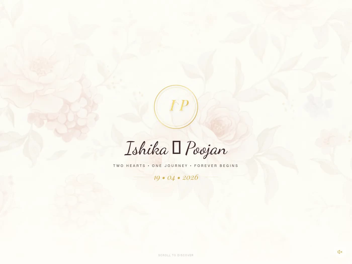 Ishika & Poojan Wedding Site