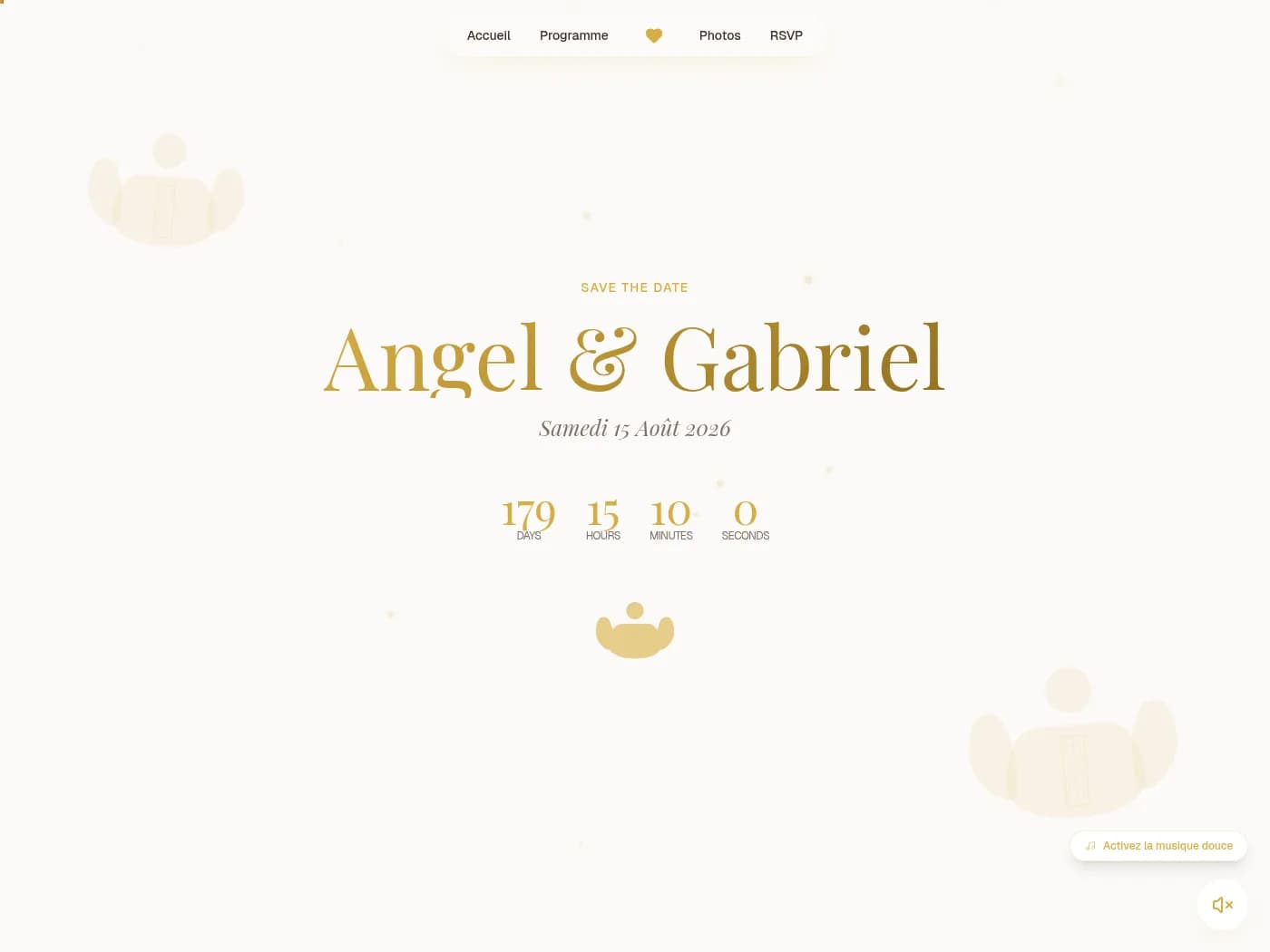 Angel Wedding Invitations