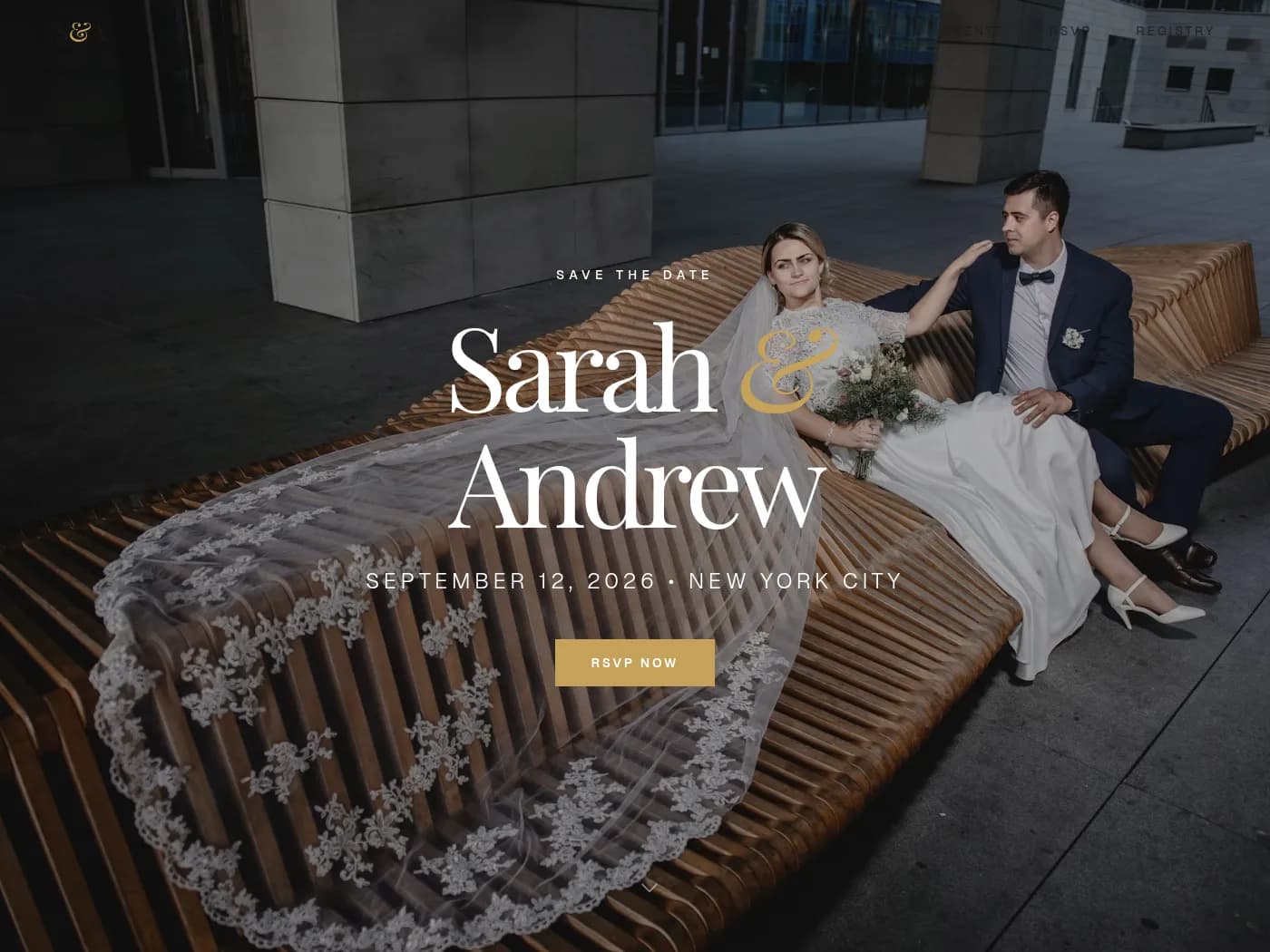 Elegant Wedding Invite