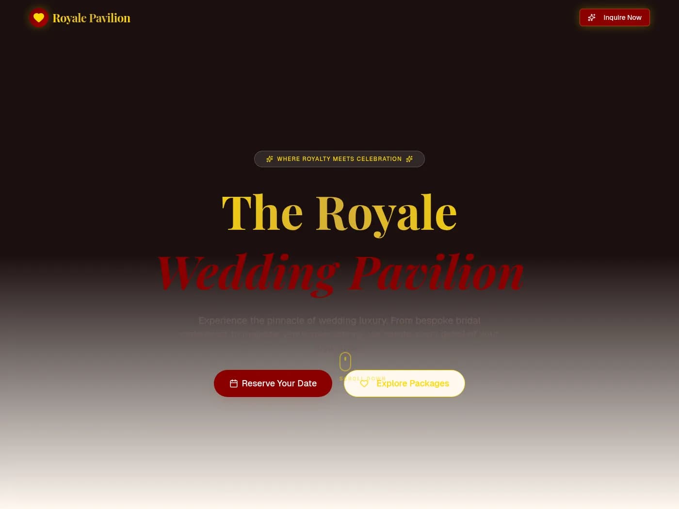 Royale Wedding Pavilion