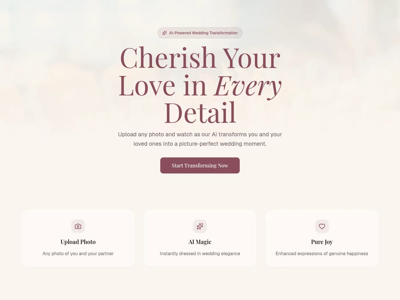 Wedding Photo Editor AI