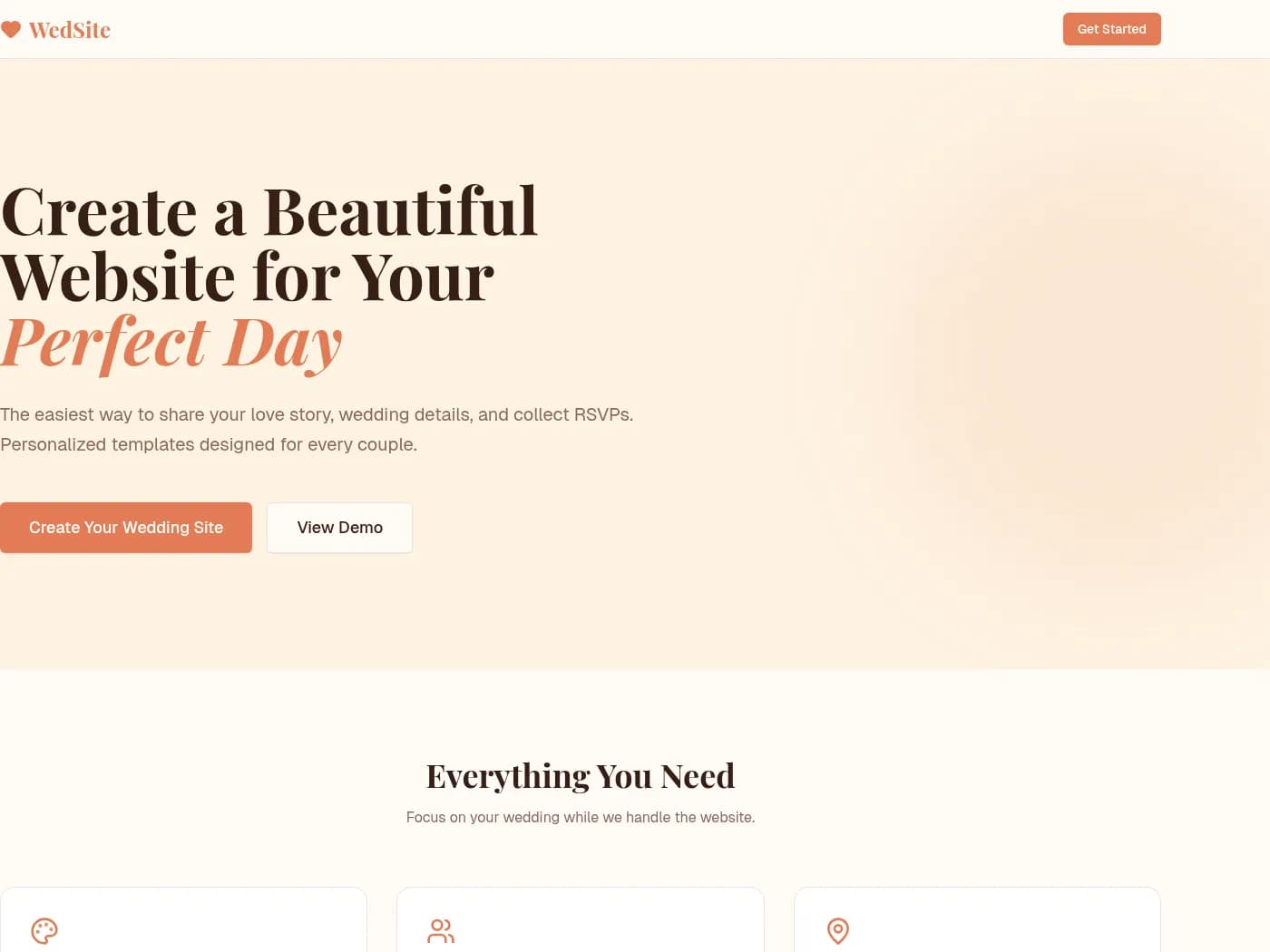 WedSite Creator