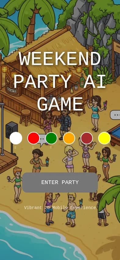 Weekend Party AI Game