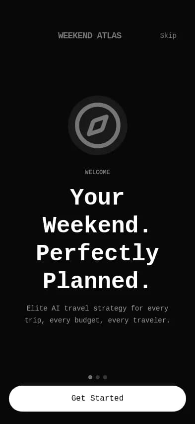 Weekend Atlas Mobile