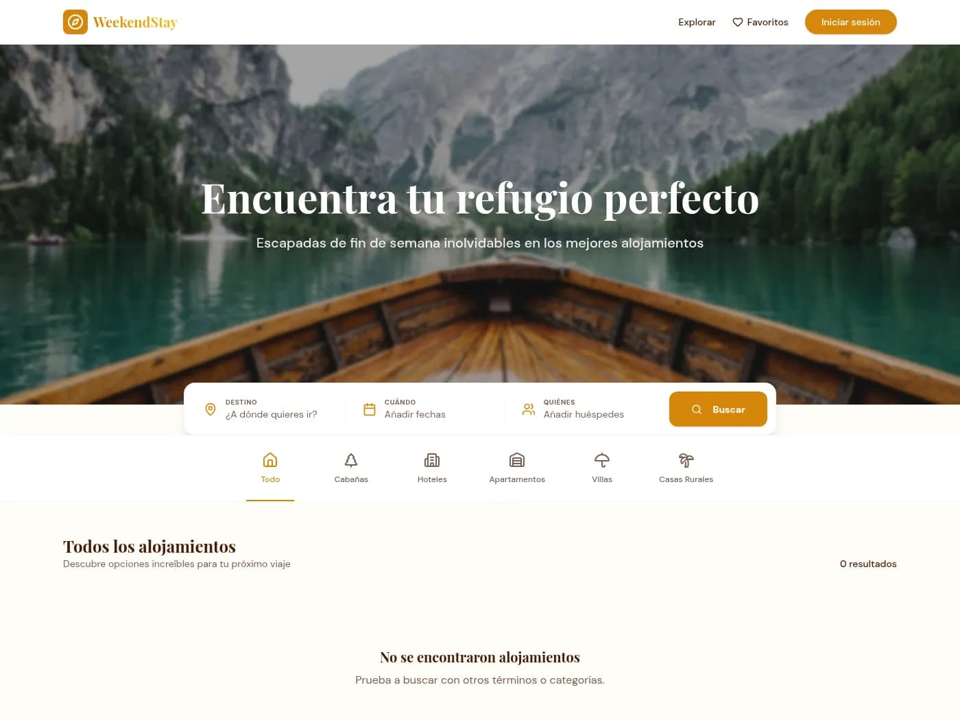 Weekend Stay Finder
