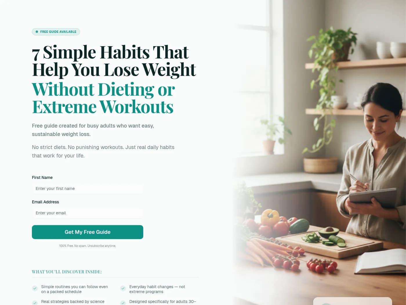Easy Weight Loss Landing