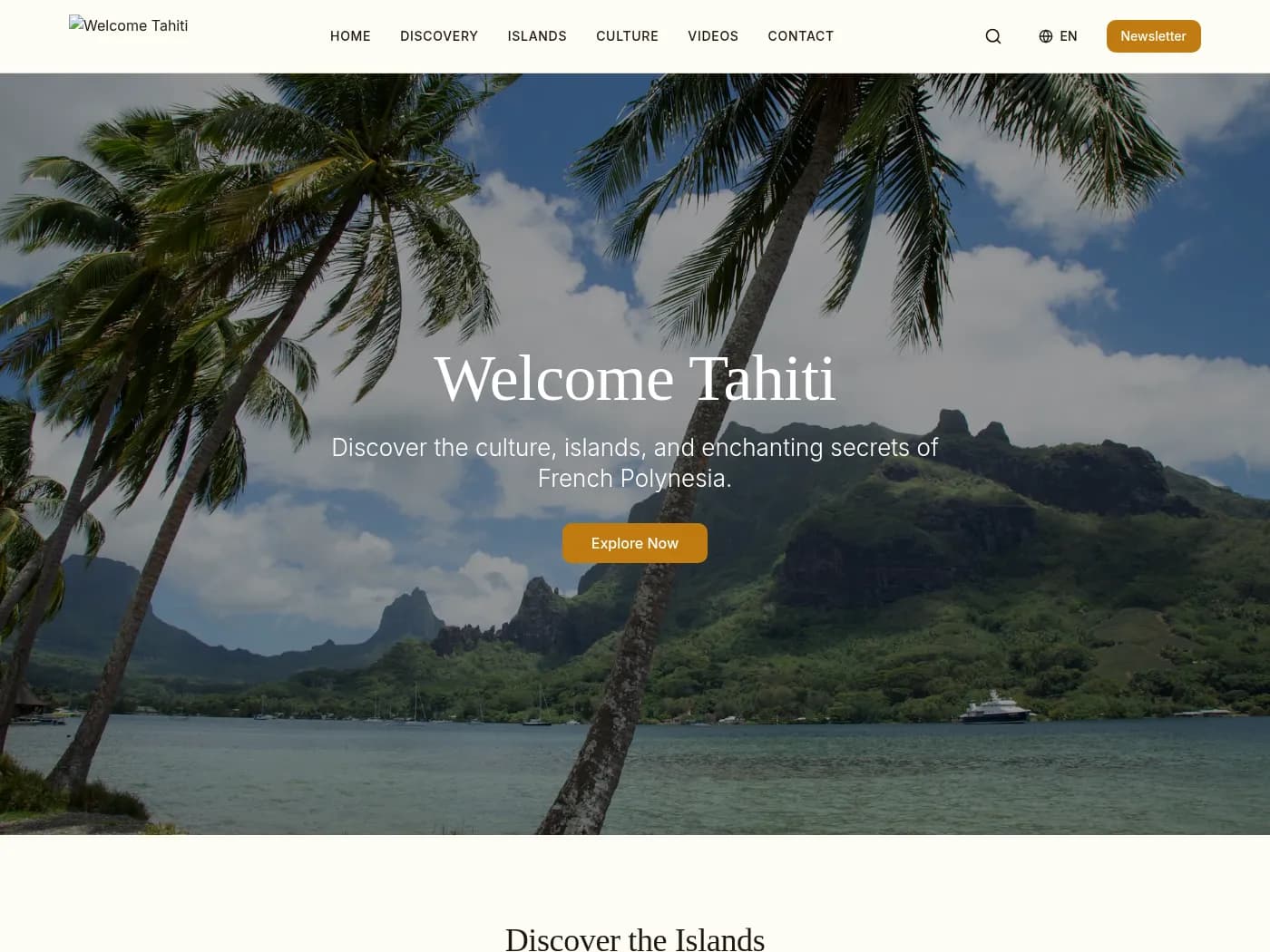 Welcome Tahiti Mirror