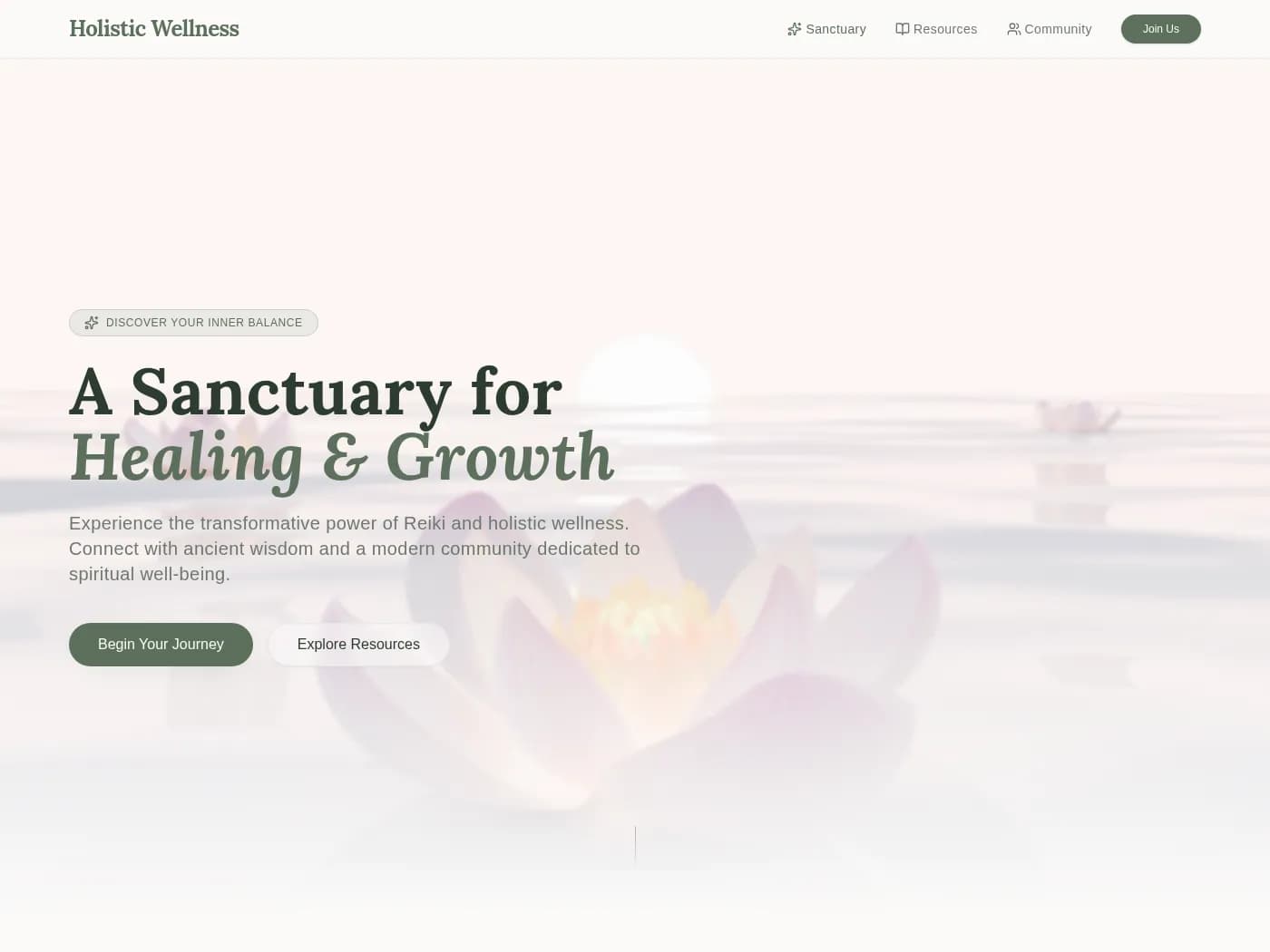 Holistic Wellness Portal