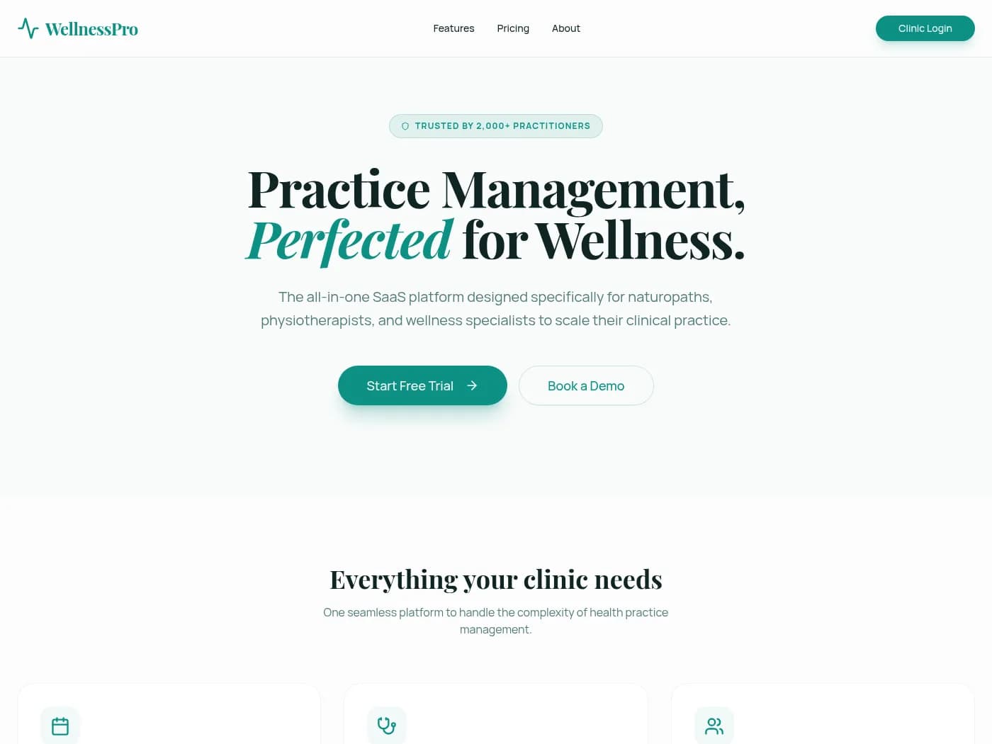 WellnessPro SaaS