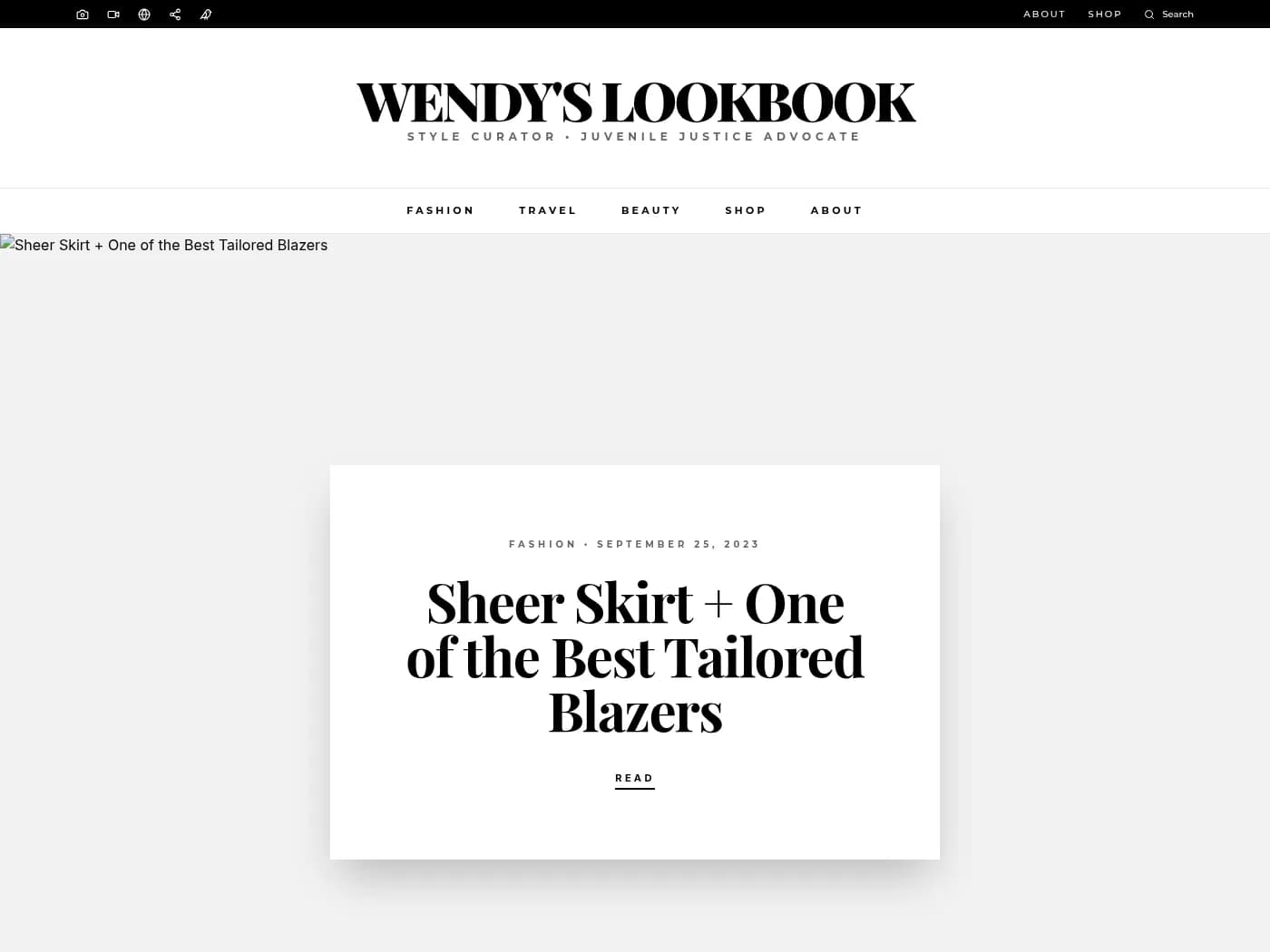 Wendy's LookBook Clone