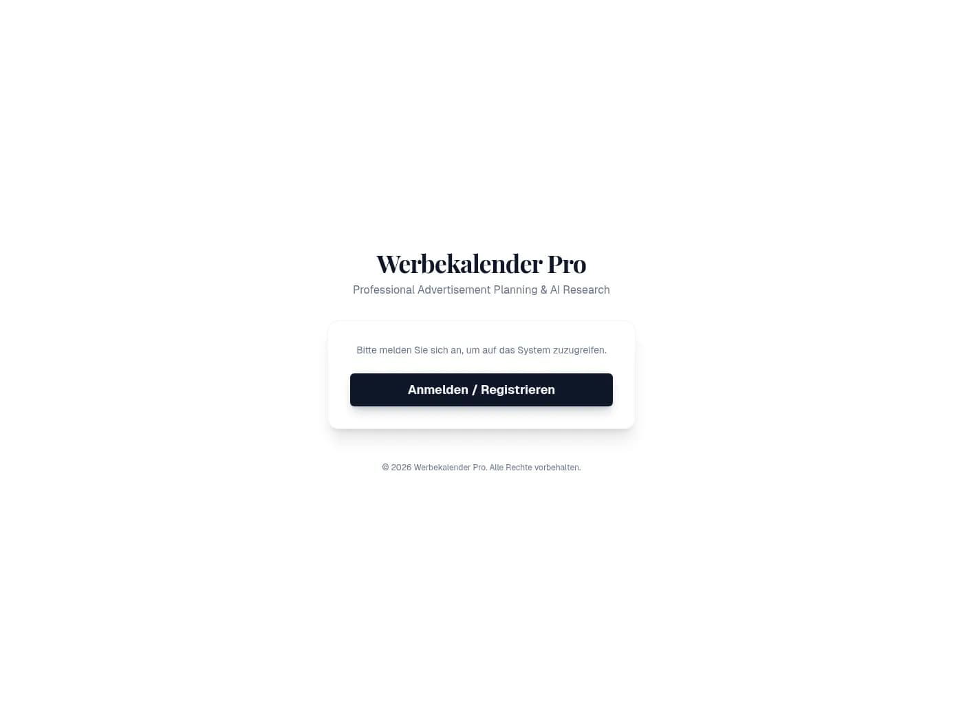 Werbekalender Pro