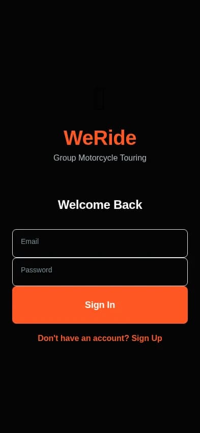 WeRide: Group Ride Navigator