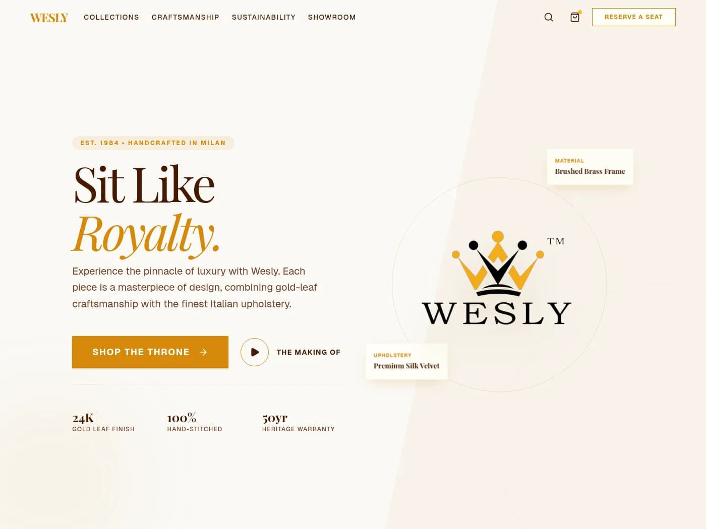 Wesly Chair Landing