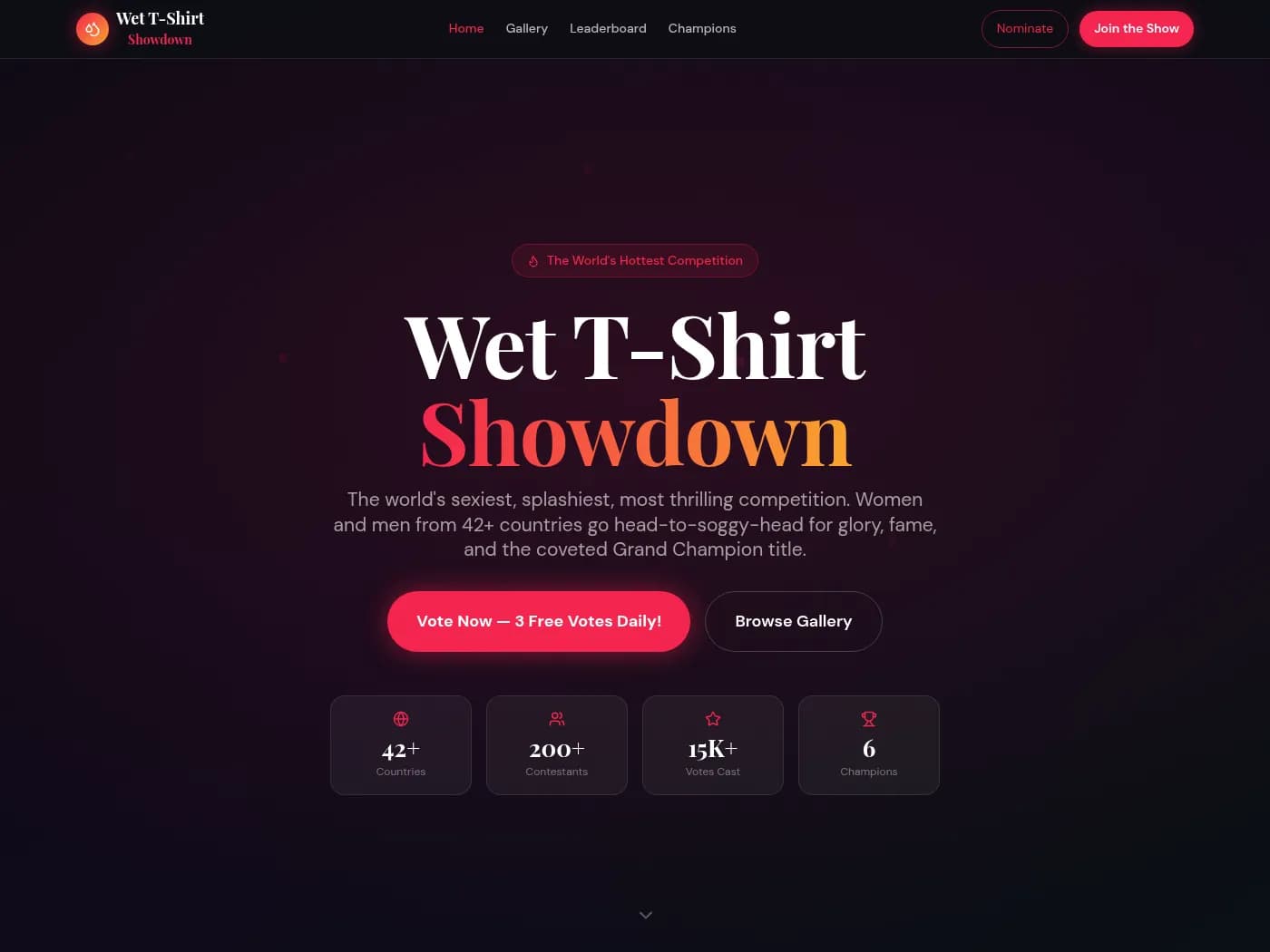Wet T-Shirt Showdown