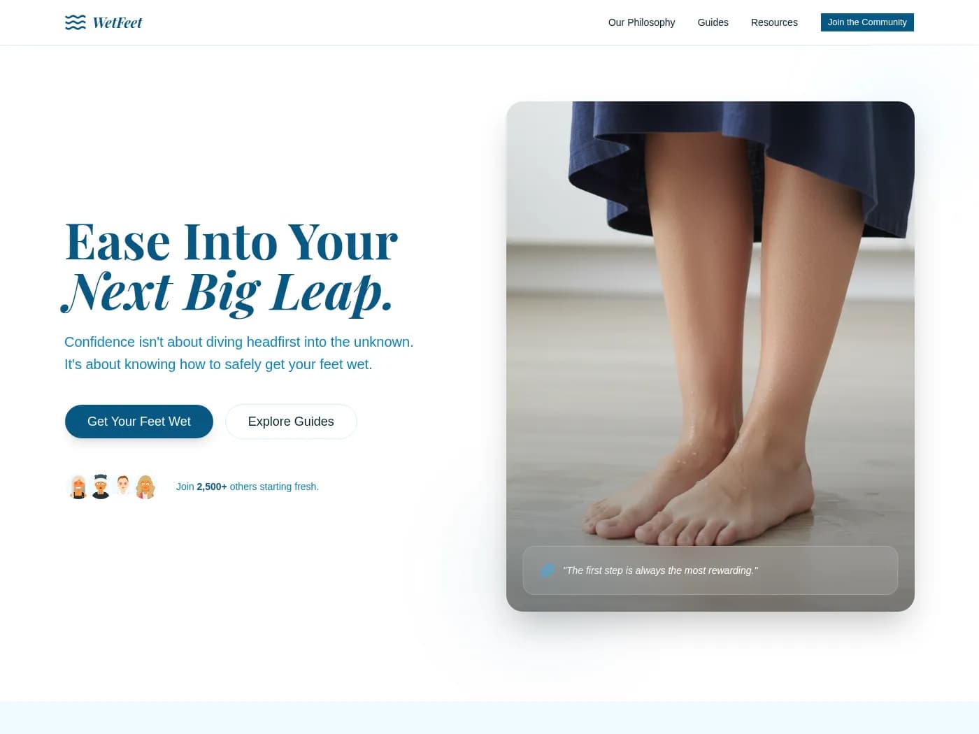 WetFeet Intro App