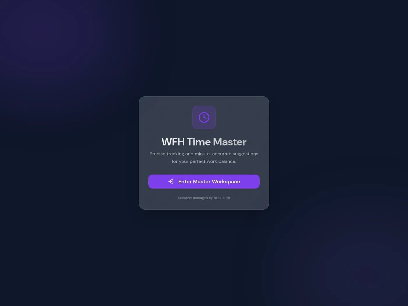 WFH Time Master