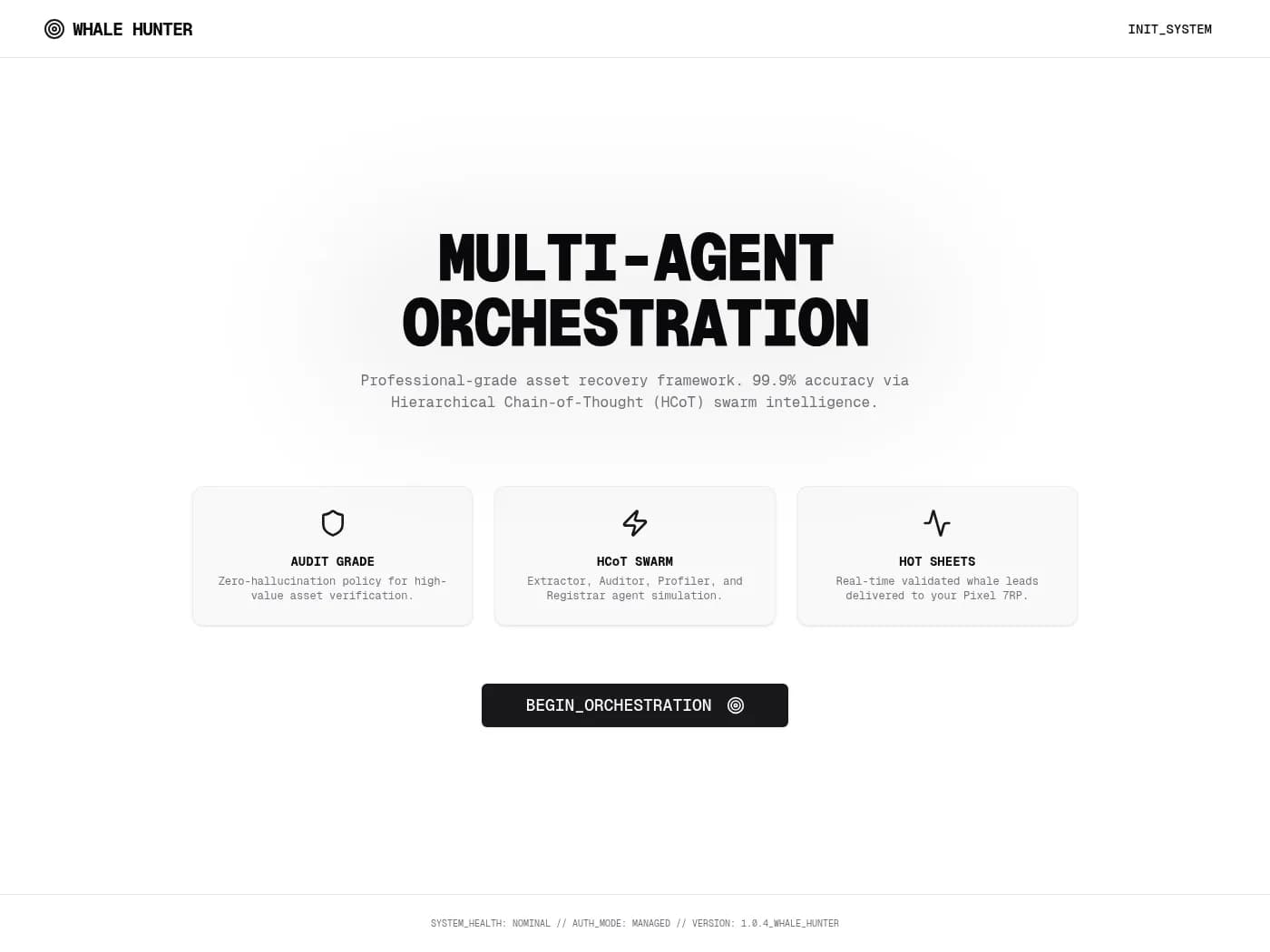 Whale Hunter Orchestration
