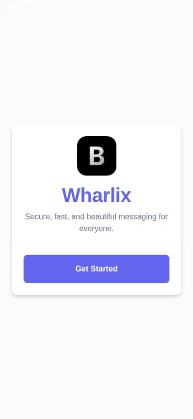 Wharlix Chat App