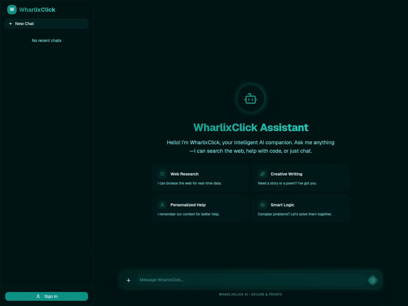 WharlixClick AI Assistant