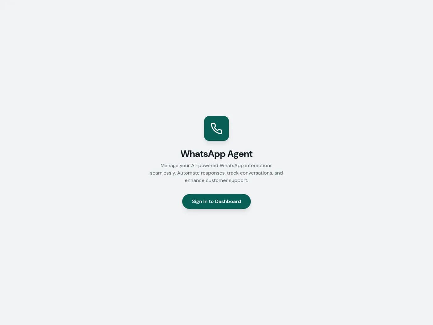 WhatsApp Agent Bot