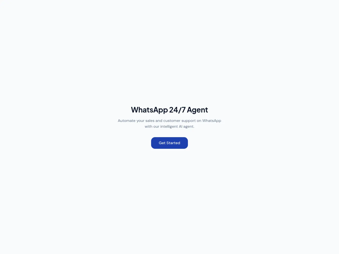 WhatsApp 24/7 Agent