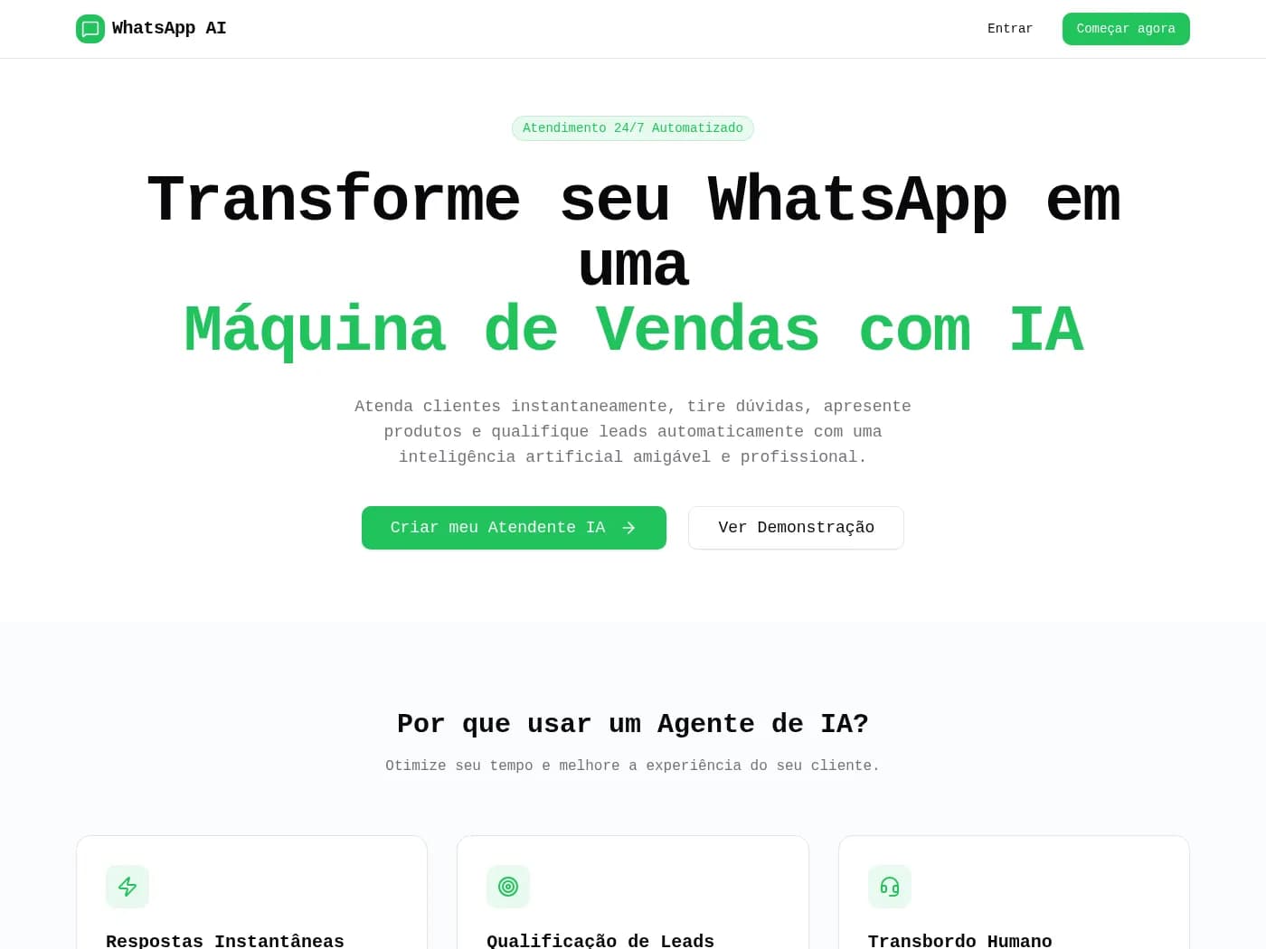 WhatsApp AI Attendant