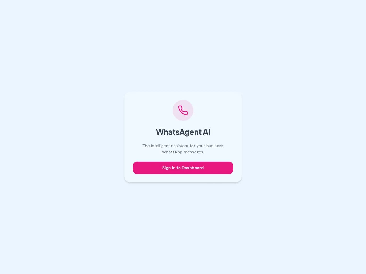 WhatsAgent AI