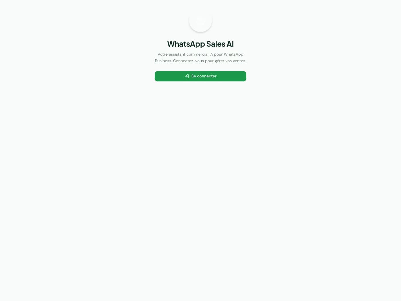 WhatsApp Sales AI Agent