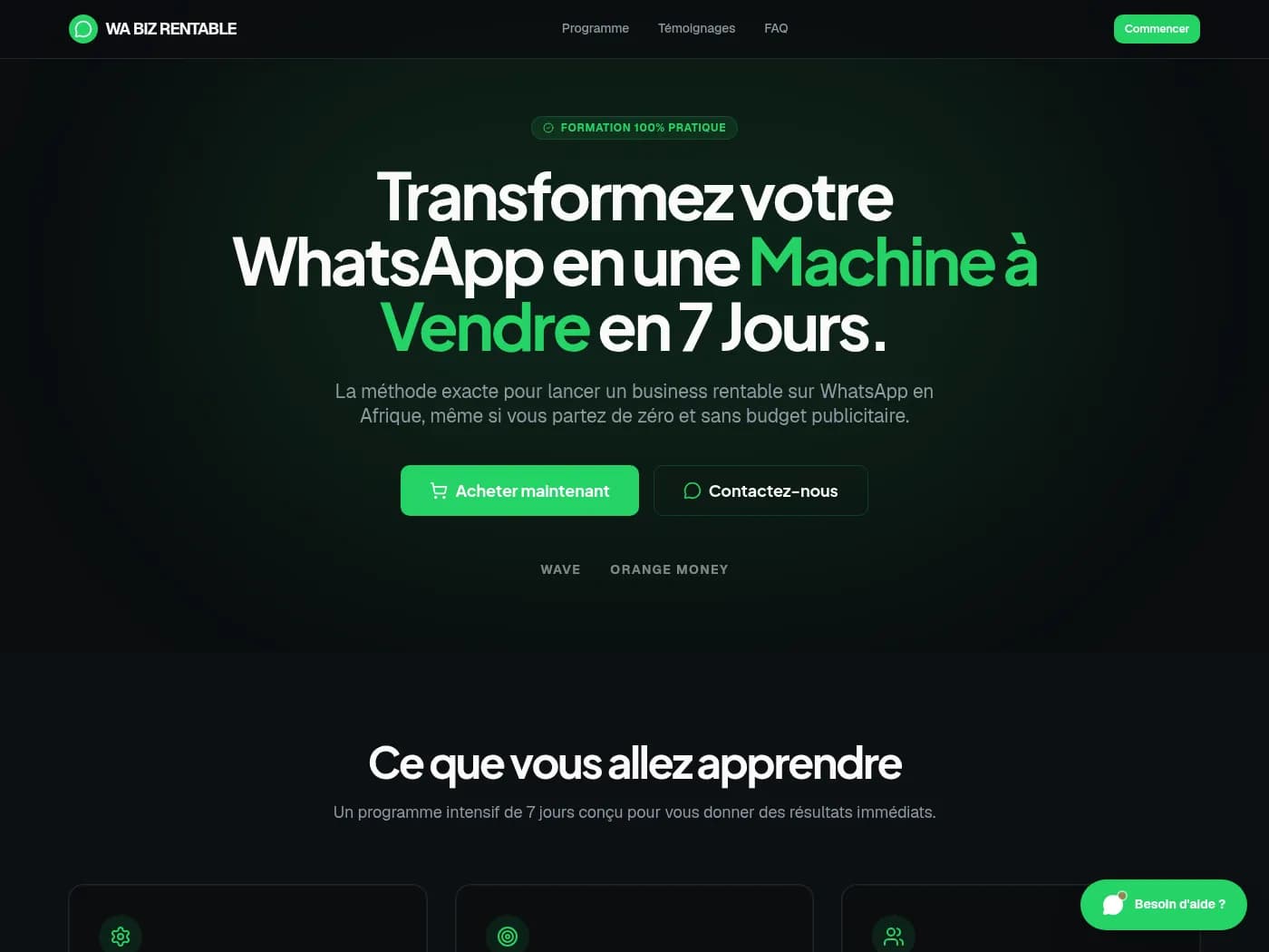 WhatsApp Biz Landing Pro
