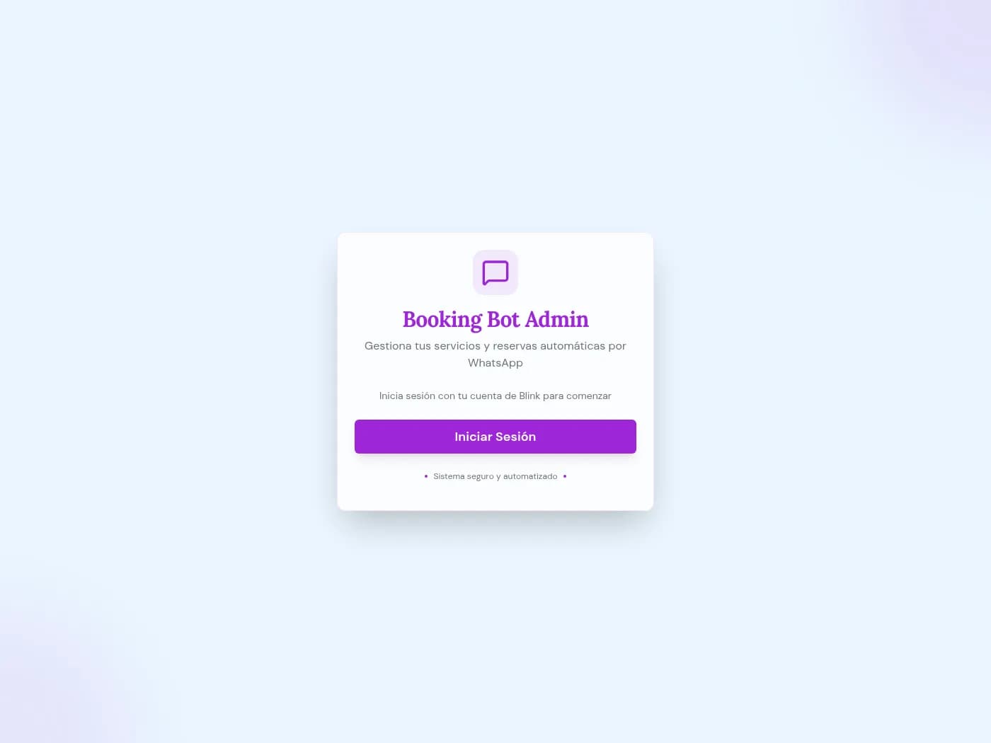 WhatsApp Booking Bot