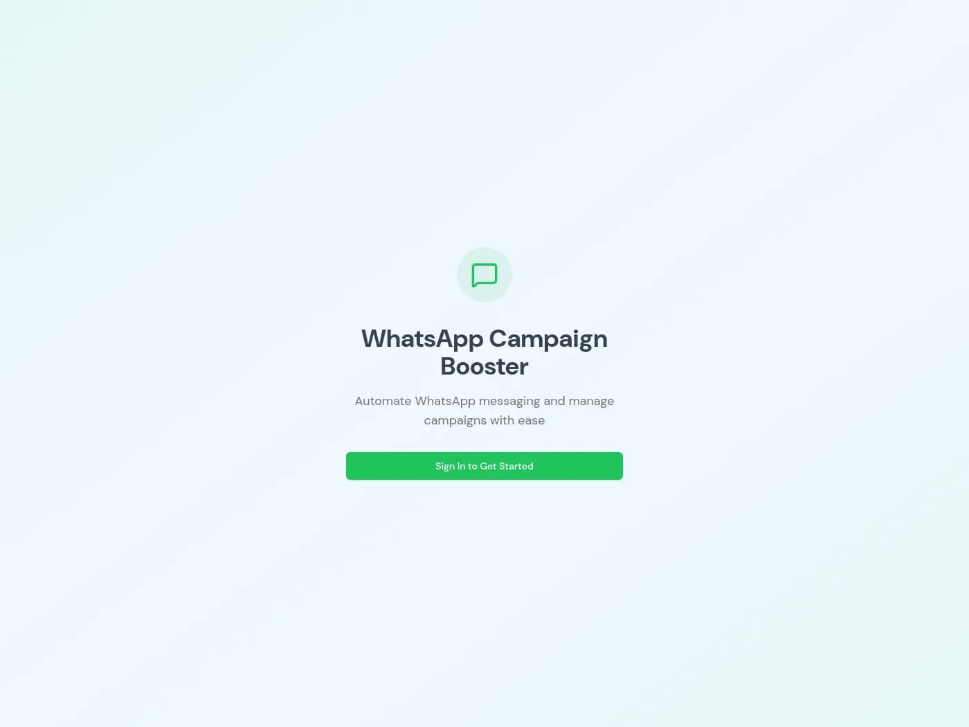 WhatsApp Campaign Booster