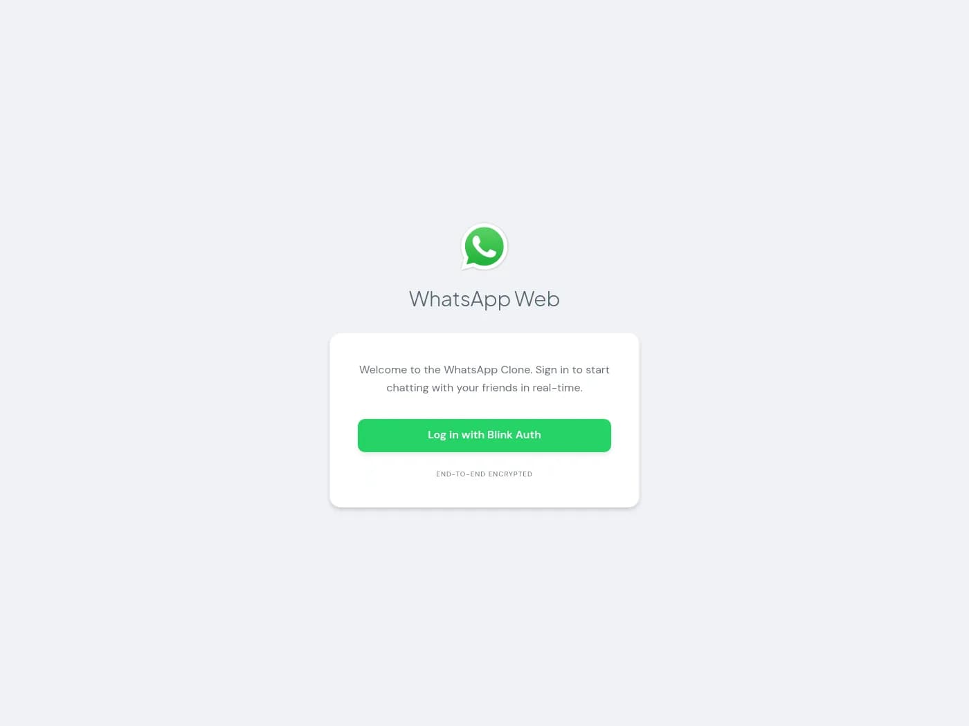 WhatsApp Chat Clone