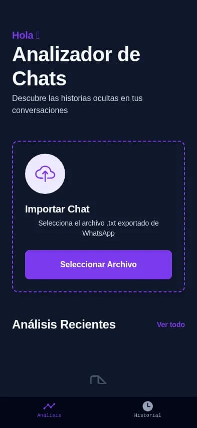 ChatAnalyzer Móvil