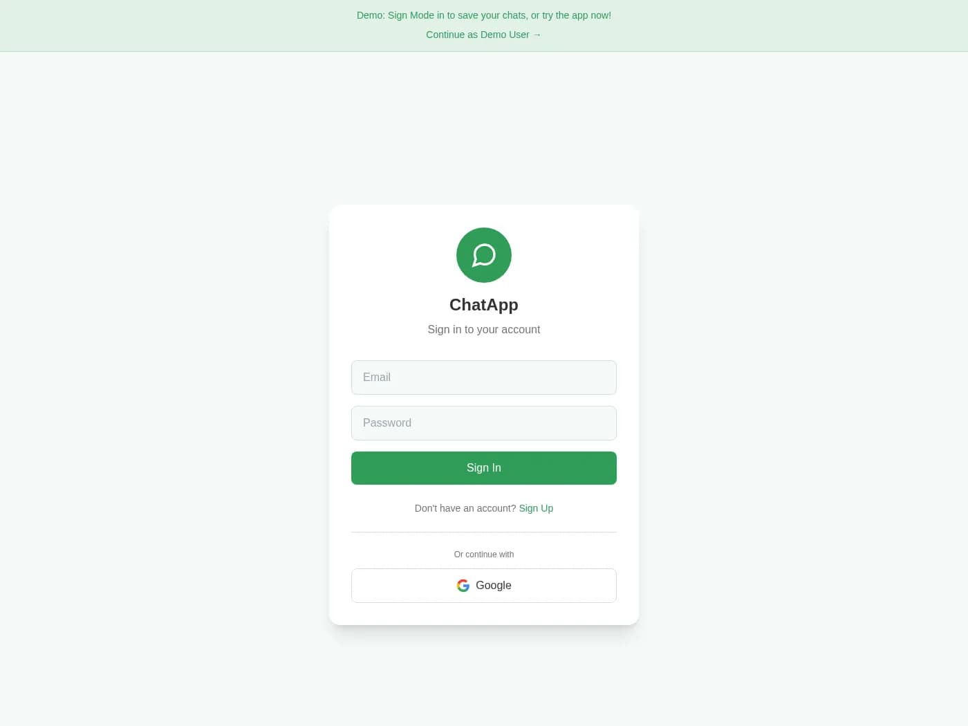ChatApp Clone