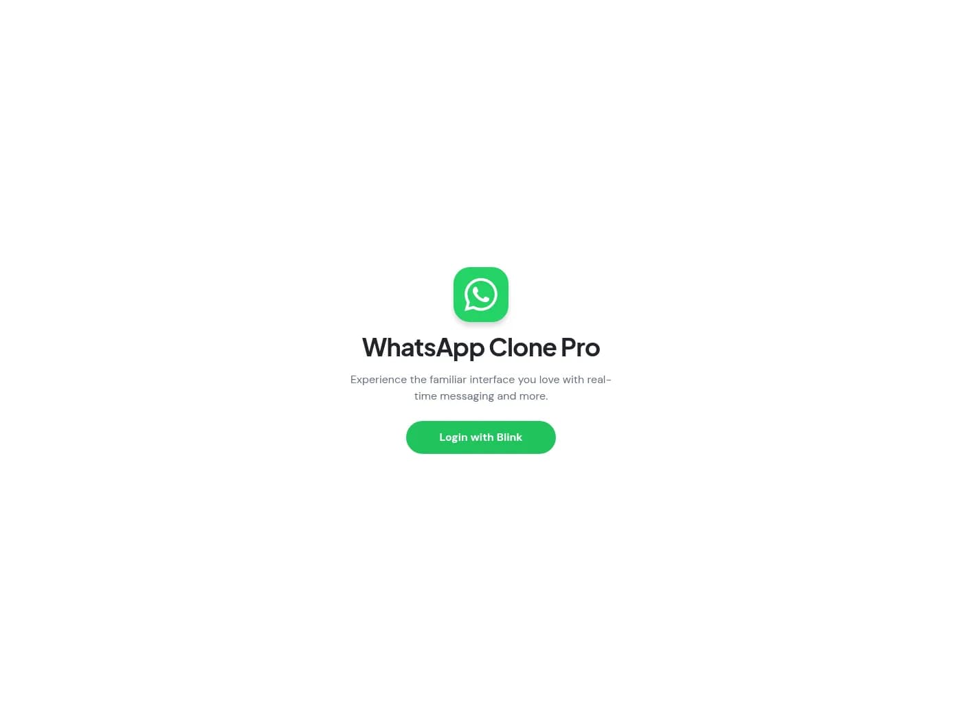 WhatsApp Clone Pro